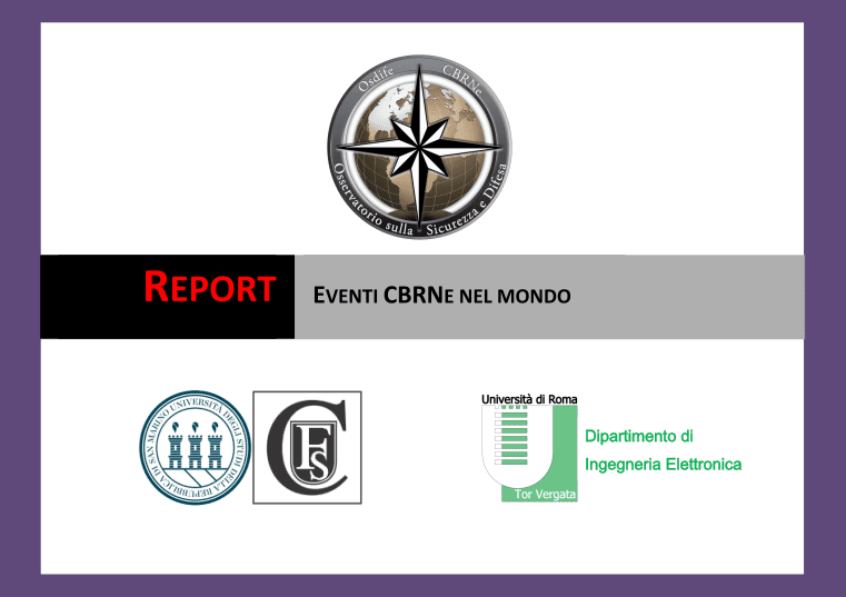 CBRNe Report: CBRNe Events in Europe and Worldwide – JUNE 2015 | OSDIFE