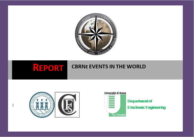 CBRNe Events in Europe and Worldwide – JULY 2015 | OSDIFE